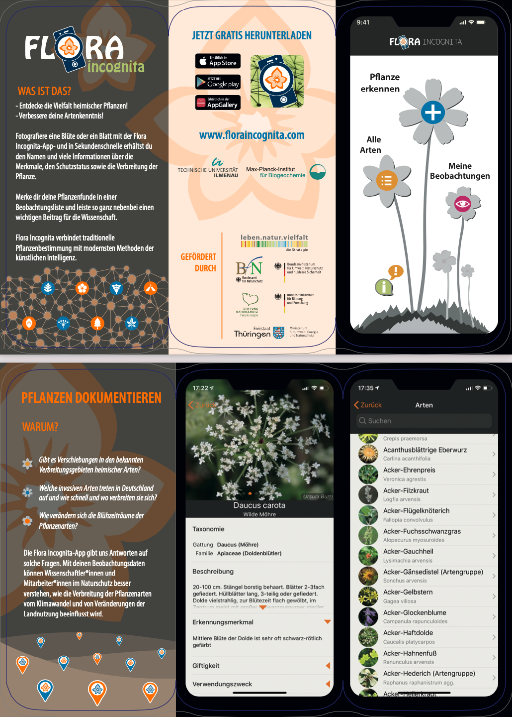 Flyer – Flora Incognita | DE